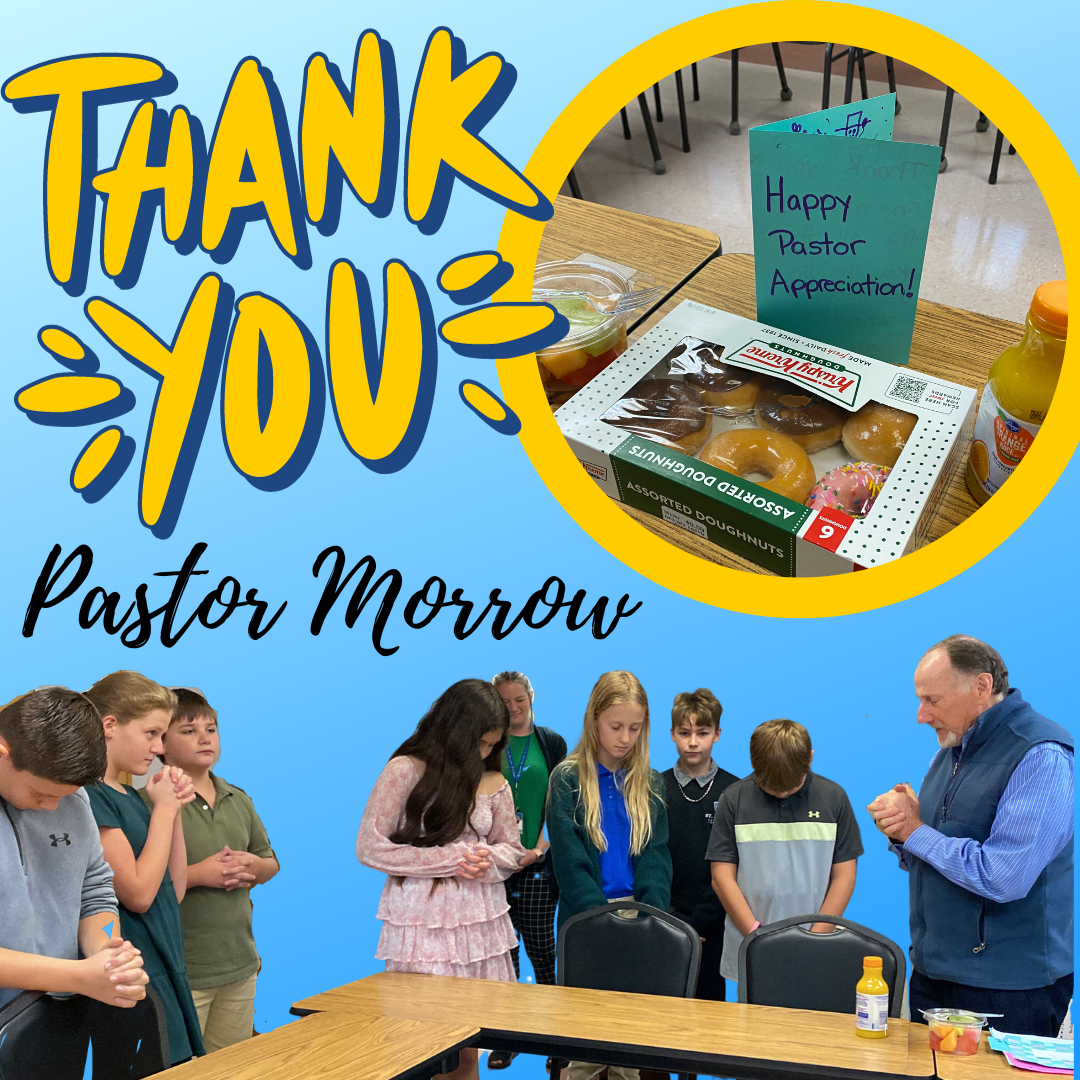 Pastor Appreciation Month - St. James Lutheran School